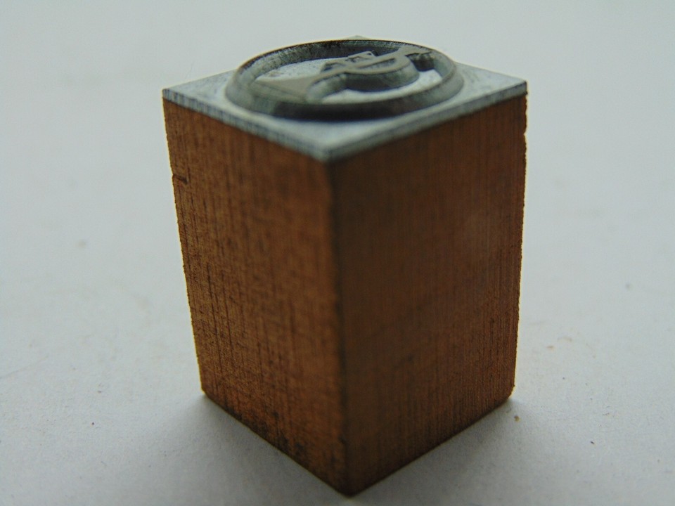 Printing Letterpress Printers Block Small Musical Horn | eBay