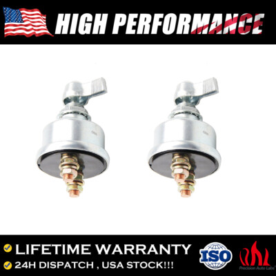 2x Master Battery Disconnect Switch kill 2post SPST kill cutoff nascar ...