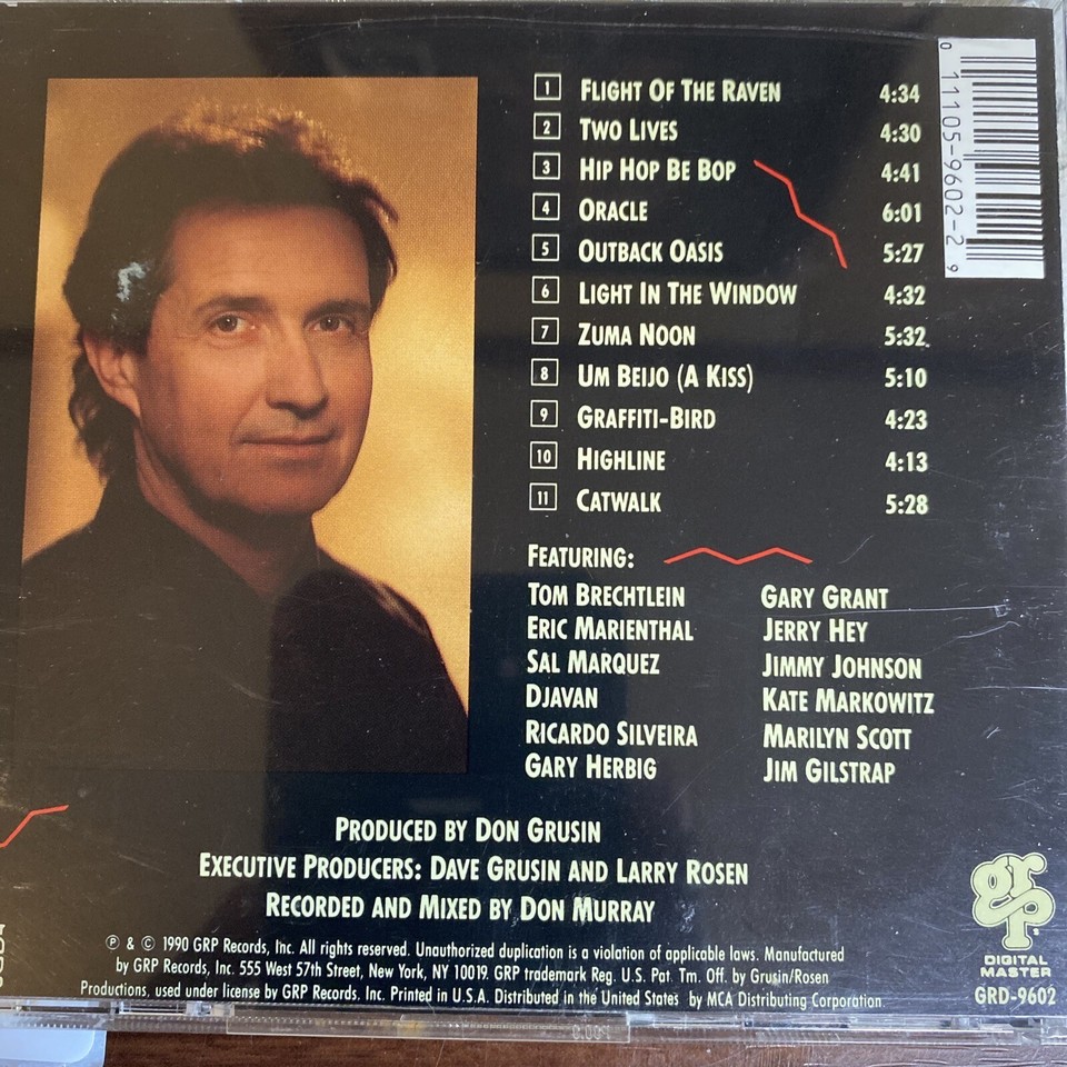 DON GRUSIN, Raven (CD 1990 GRP Records, BMG, USA, Digital Master, EXC ...