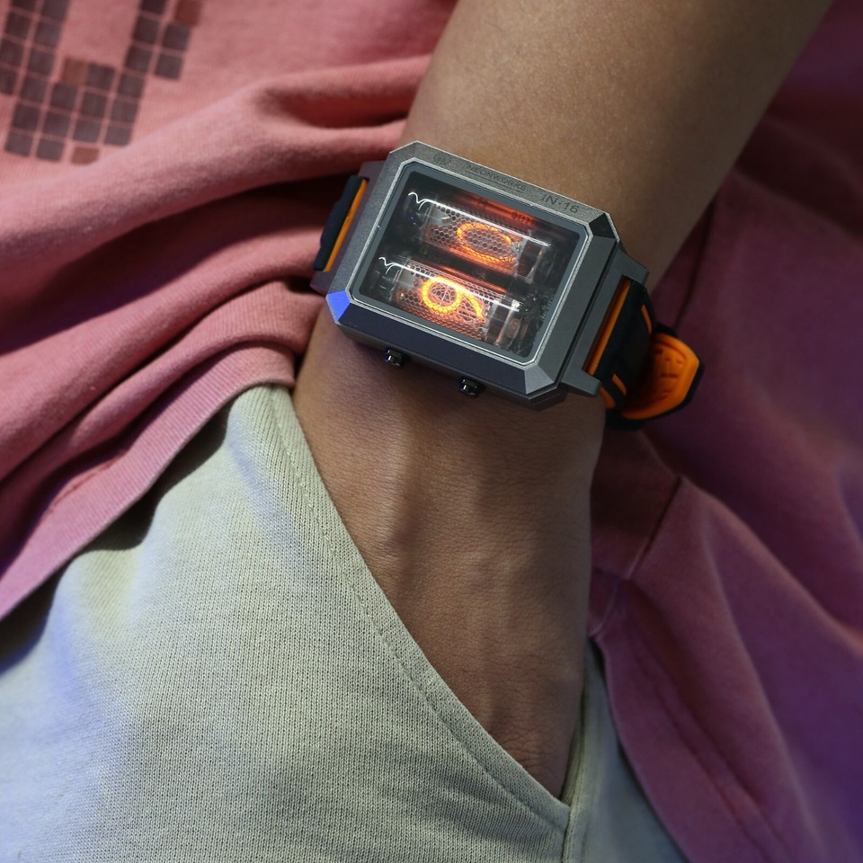 New Smart Watch IN-16 Nixie Tube Watch Counts Time & Seconds Wireless ...