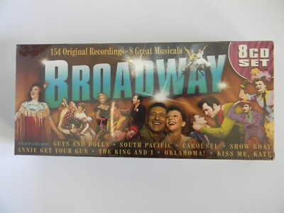 Broadway 8 Musicals in 8 CD Boxed Set 154 Original Recordings | eBay