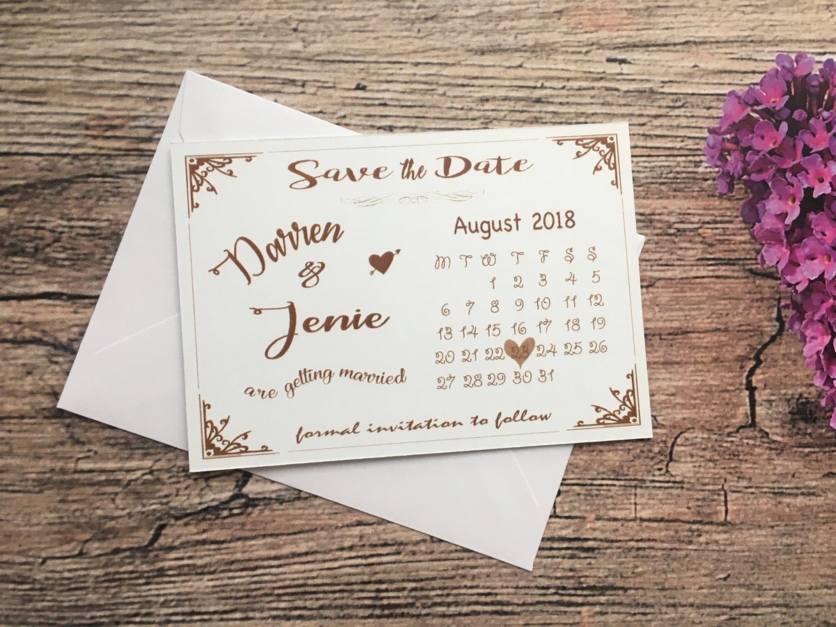 Save The Date Sample Letter Premium Vector | Save The Date Letter