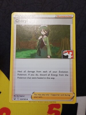 Cheryl Pokemon Prize Pack Series 1 Promo Pokemon Card NM/LP Play Stamp ...