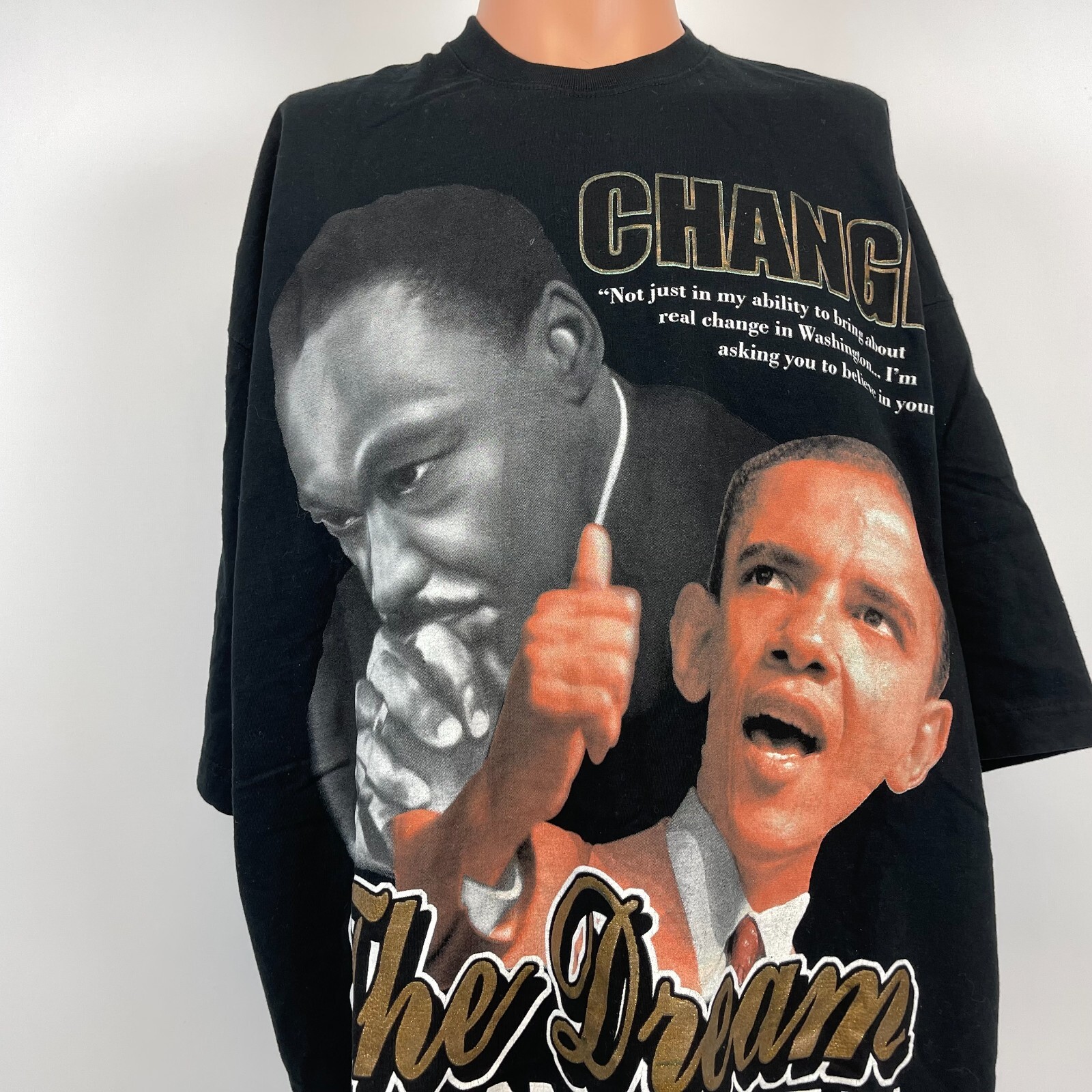 Barack Obama Yes We Can Speech T Shirt Martin Luther King Jr The Dream ...