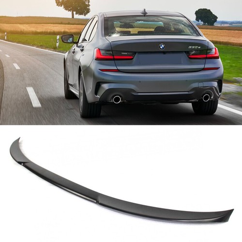 For BMW G20 4D Matte Black Rear Trunk Boot Spoiler 320i 330i Unpainted ...