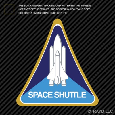 Space Shuttle Program Sticker Die Cut Vinyl seal mission patch space ...