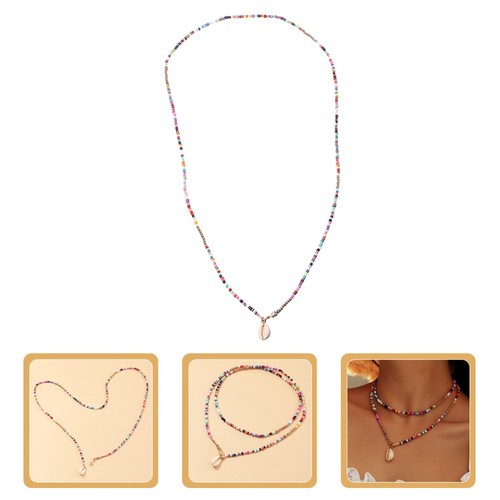 Bunte Perlenkette Fräulein Halsketten Für Frauen Perlenhalskette | eBay.de