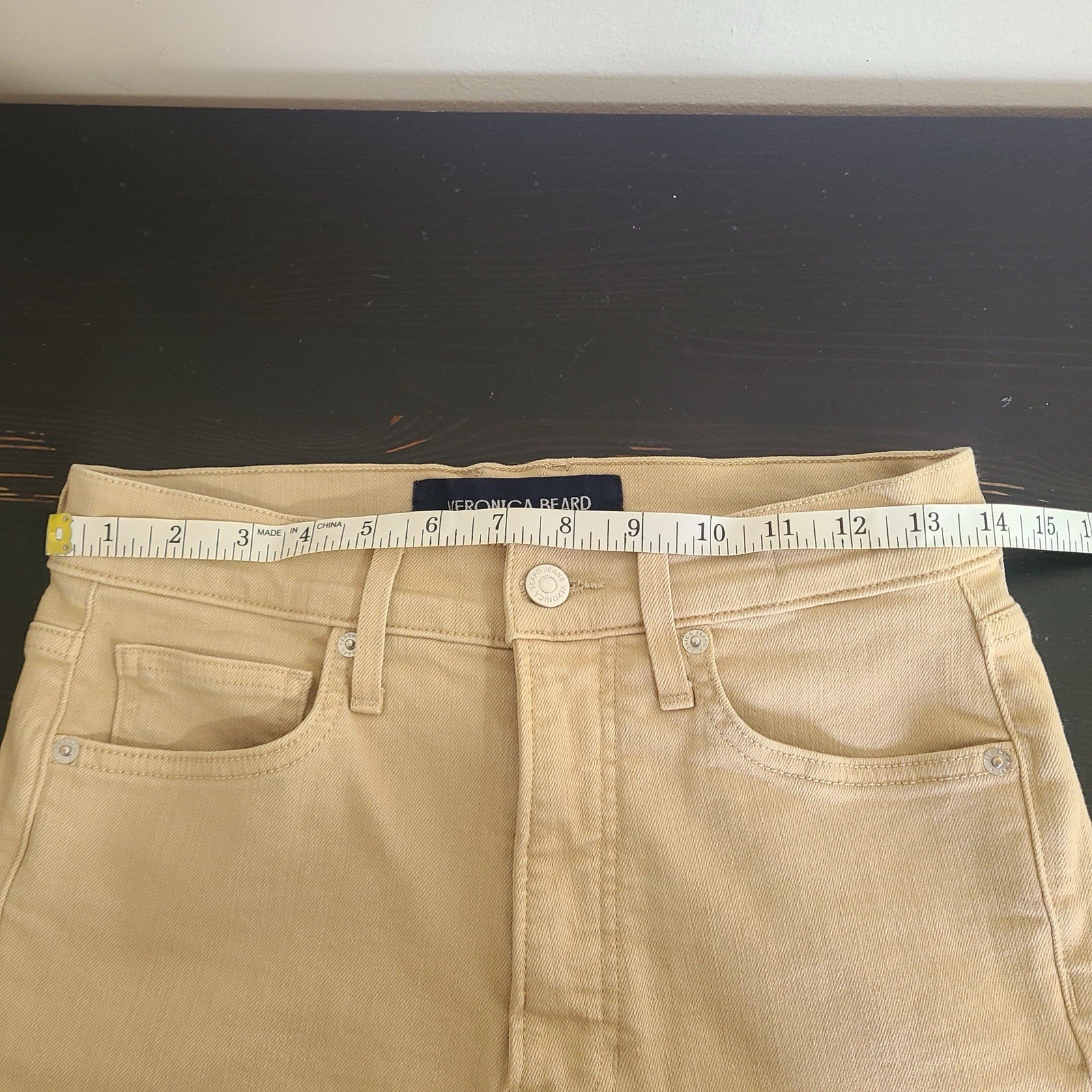 Veronica Beard Women’s Carolina Ankle Skinny Flare High Rise Jeans Size ...