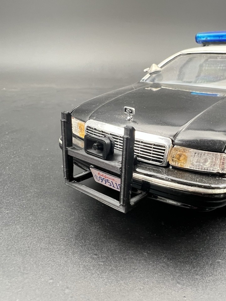 1/24 25 Scale Model CHP Push Bumper Pushbar Crown Vic California ...