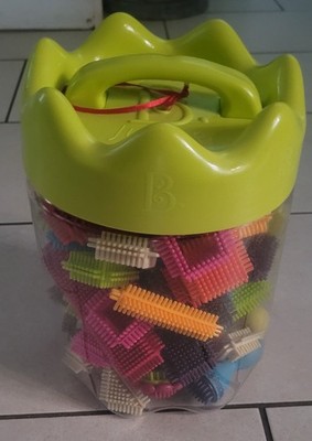 B. YOU JUST B STACKADOOS BRISTLE BUILDING BLOCKS - 68 PCS IN STORAGE ...
