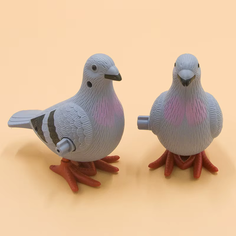New Kids Clockwork Toy Jumping Pigeon Simulation Animal Cute Winding ...