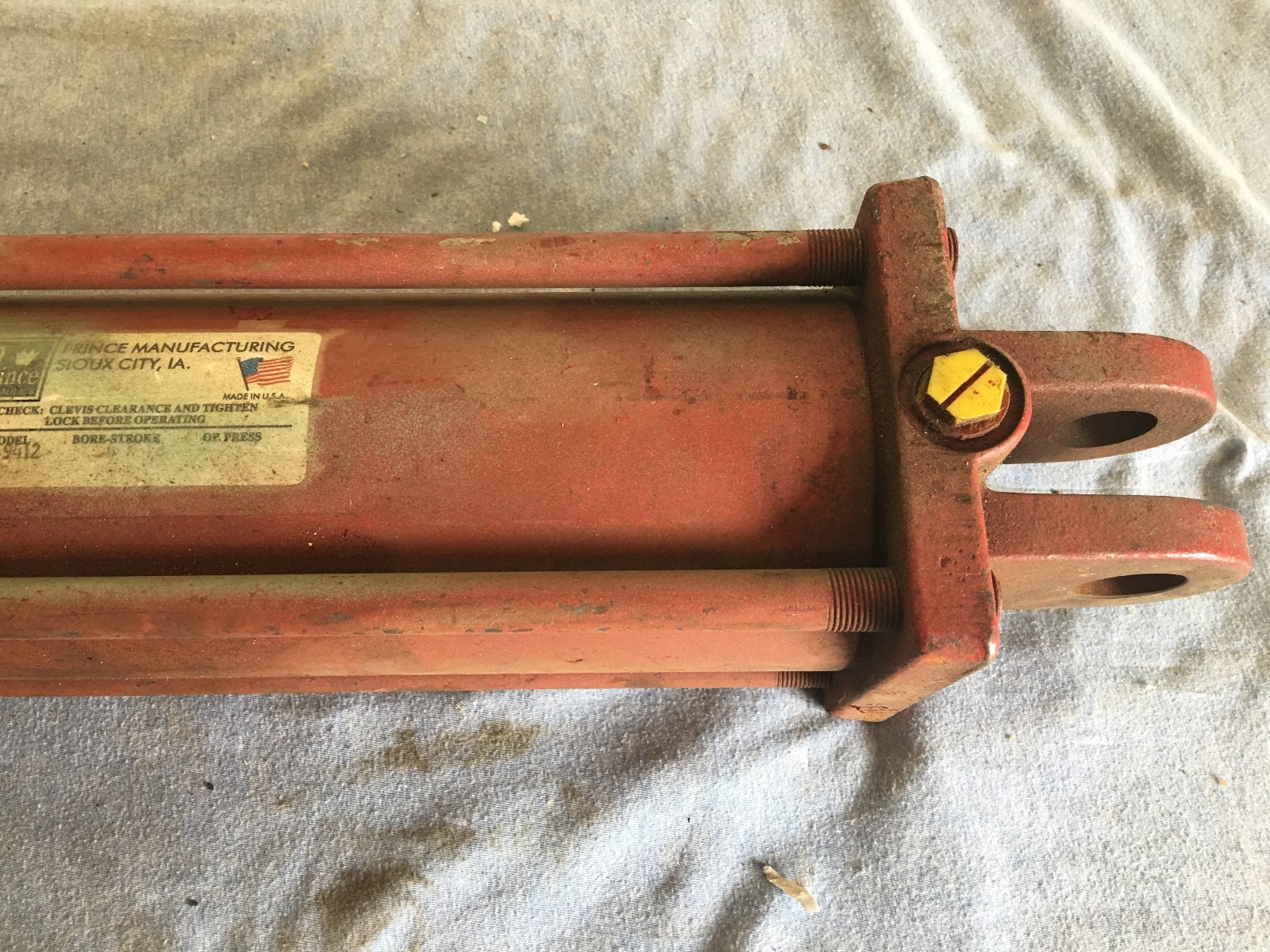 Prince Hydraulics 4" Bore Cylinder SAE-9412 | eBay