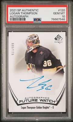 2021-22 SP Authentic Future Watch Autograph Auto Rookie RC Logan ...