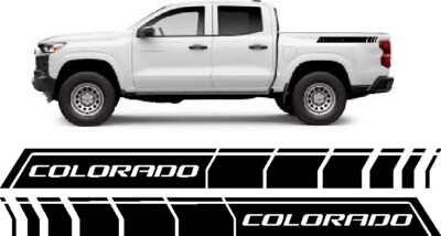 Compatible with CHEVY Colorado .. Bed Graphics .. VINYL Graphic Decals ...