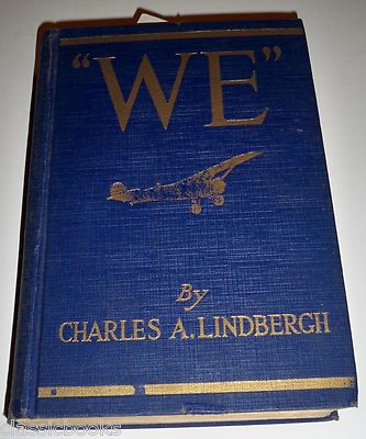 Charles A. Lindbergh Book: We First Edition July 1927 | eBay