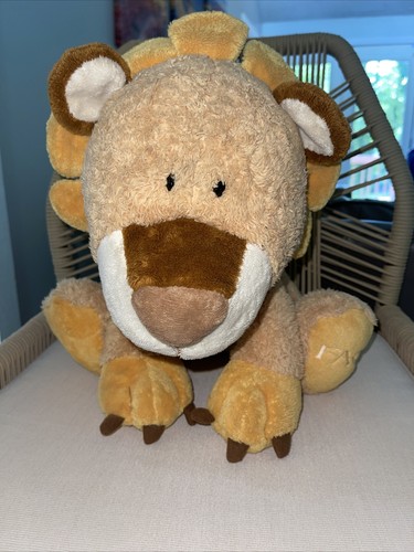 FAO SCHWARZ TOYS R US PLUSH 18" STUFFED ANIMAL RYAN LION YELLOW ...