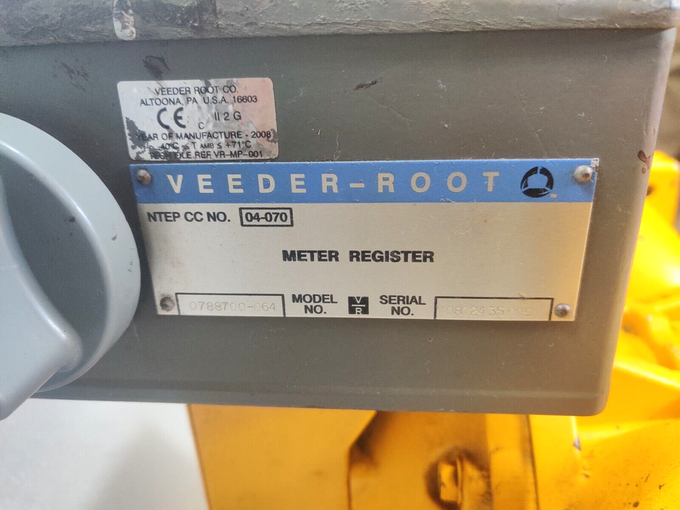 Liquid Controls M-40-1 Flowmeter M401 Veeder-Root 0788700-064 Flow Rate ...