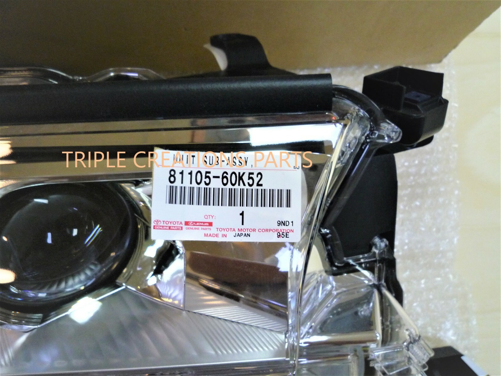 Genuine Toyota 81105-60K52 Unit Assy Headlamp RH 8110560K52 OEM | eBay