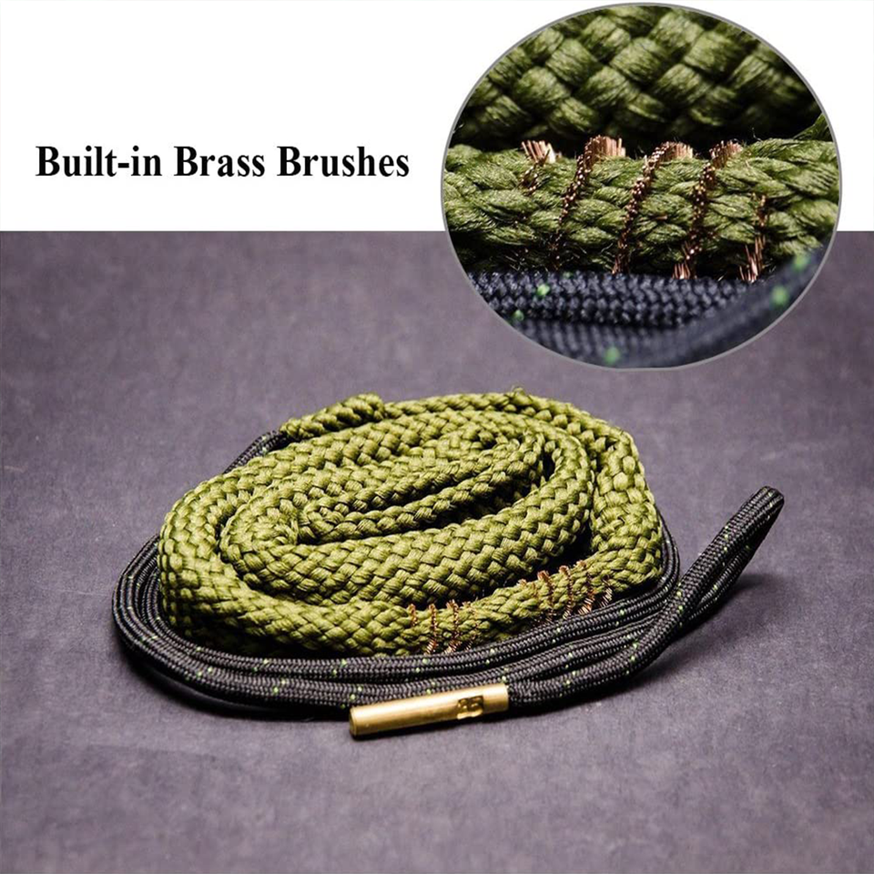 Bore Rope Gun Snake Barrel Cleaners .22 thru .45 & 12 20 Ga Rifle ...