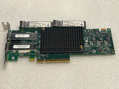 Emulex LPE32002-X P011324 Dual Port 16GB PCIe Network Card w/ 2x SFPs ...