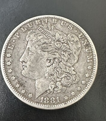 1881 S $1 SILVER Morgan ONE Dollar COIN Uncirculated MINT STATE Scarce ...