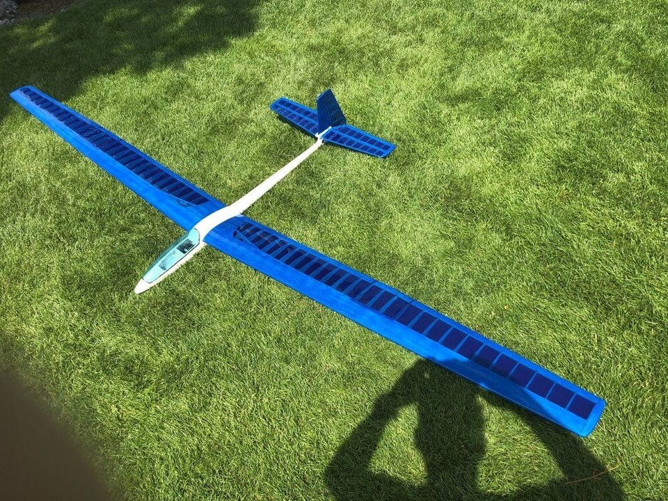 Graupner Cirrus ~ 3m RC Scale Model Glider ~ Laser-cut Balsa Wing RIB ...