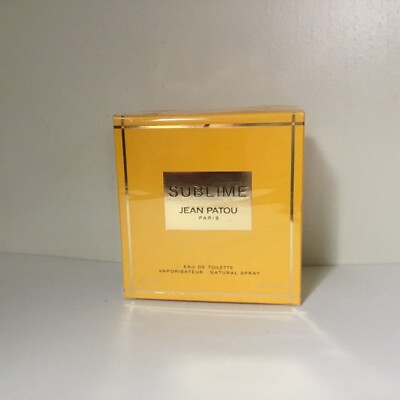 SUBLIME BY JEAN PATOU EAU DE TOILETTE 2.5OZ (IN SEALED BOX ). | eBay