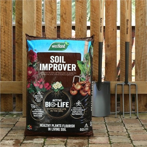 SOIL IMPROVER COMPOST ENRICHED MANURES ORGANIC CONDITIONER NEW 50L WESTLAND | eBay UK