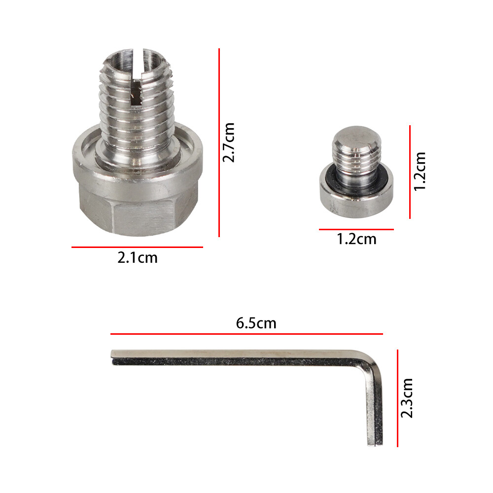 Oil Drain Plug M12.1X1.75 Self Tapping Oil Pan Thread Repair Kit with O ...