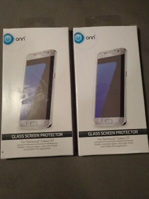 Lot of 2 ONN Glass Screen Protector For Galaxy S7 9H ON THE HARDNESS ...