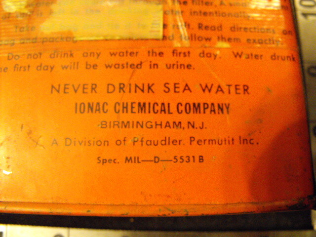US Military MK2 Sea Water Desalter kit, Dated 4/1962, | eBay