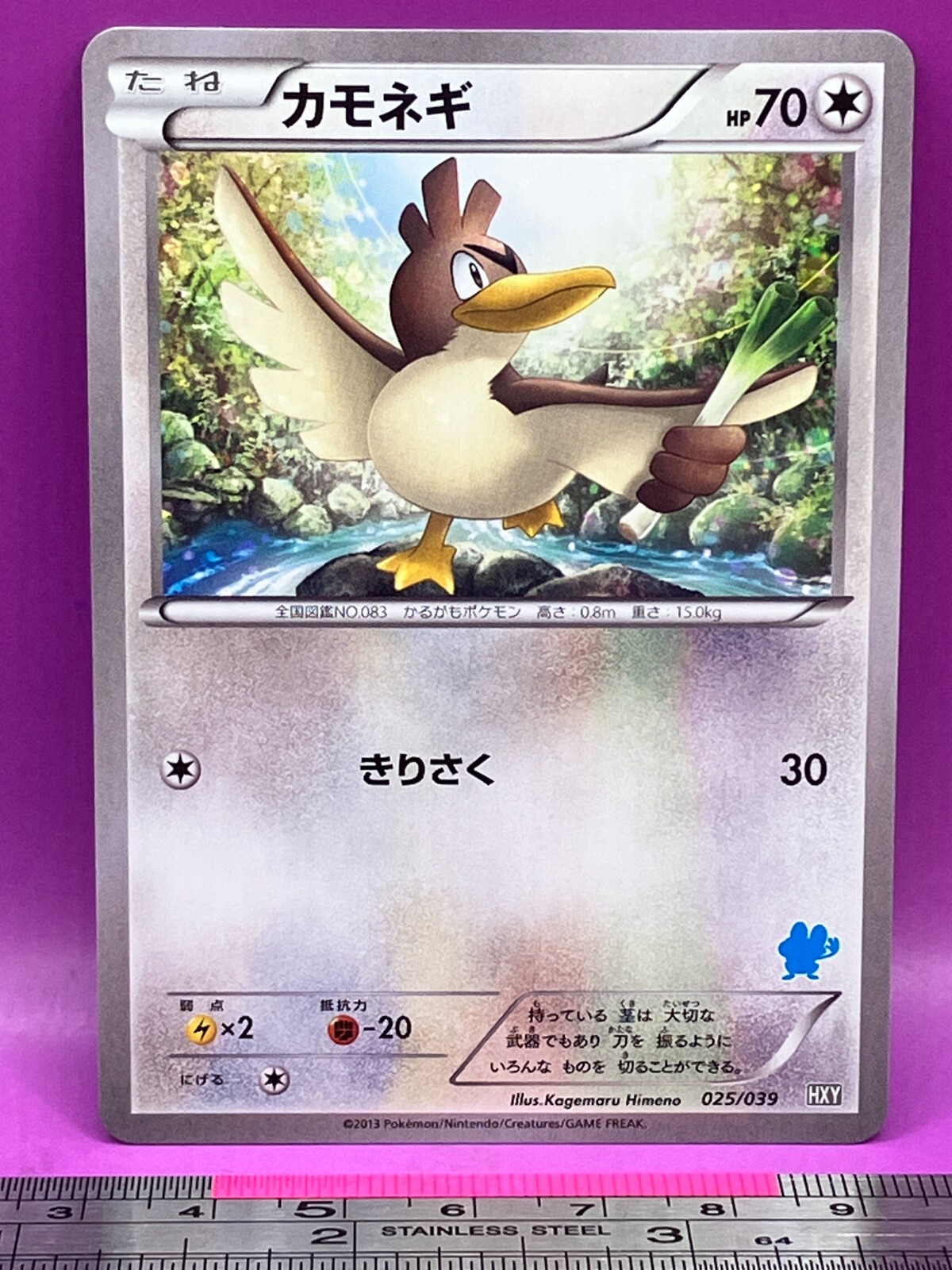 Farfetch'd Pokemon Card 025/039 HXY 2013 Nintendo TCG Japanese #845 | eBay