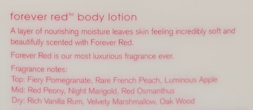 NEW BATH & BODY WORKS FOREVER RED BODY LOTION HAND CREAM MOISTURIZING ...