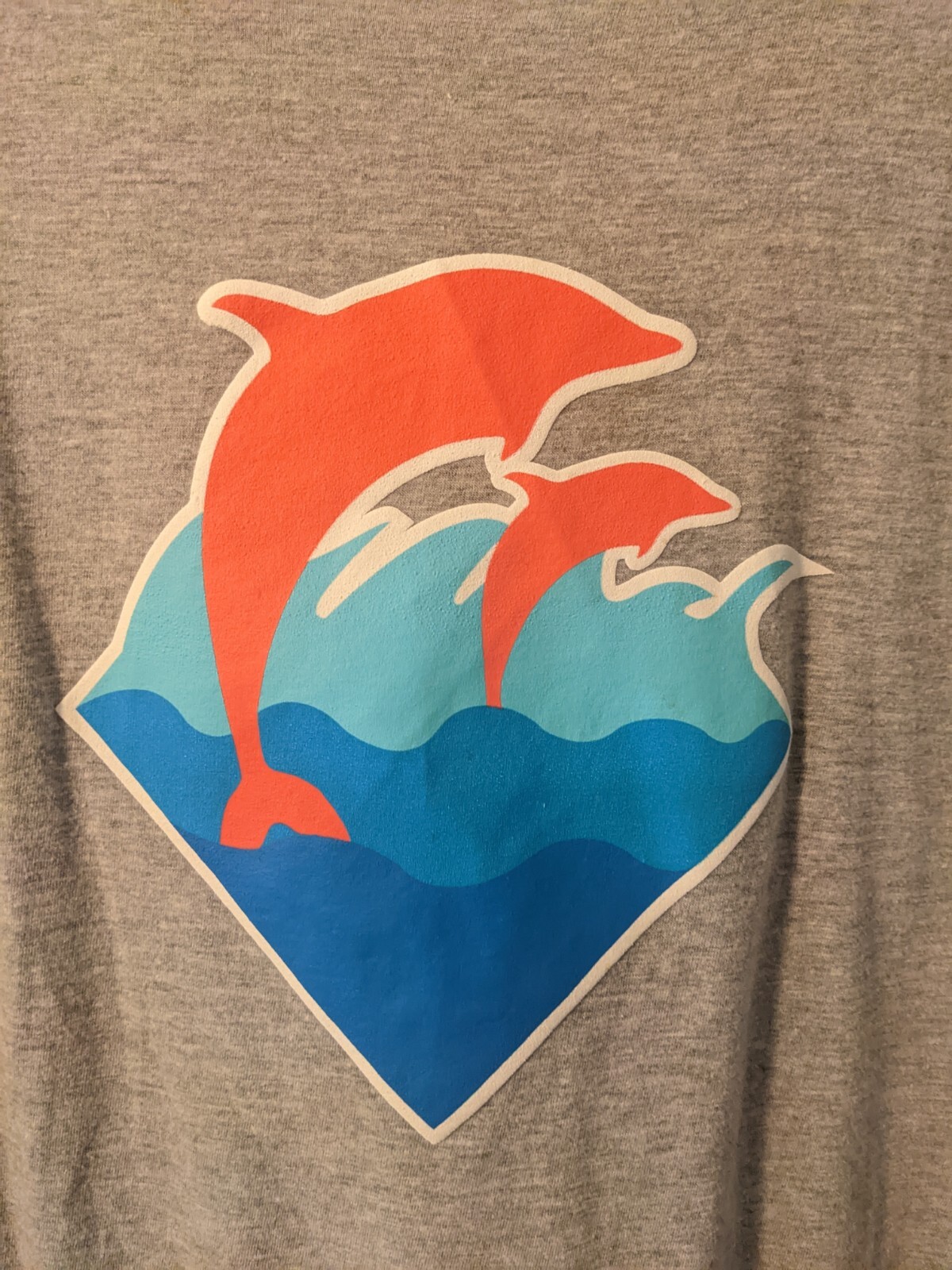 Pink Dolphin Clothing Blue Dolphin Logo Cotton T-Shir… - Gem