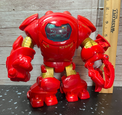 Marvel Super Hero Squad Iron Man Hulk Buster Armor Imaginext | eBay
