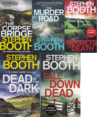 Stephen Booth Books x 5 - Cooper and Fry 14-18 Paperback Corpse Bridge ...