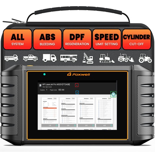24V Heavy Duty Truck Diesel Scanner Diagnostic Scan DPF Regen Speed ...