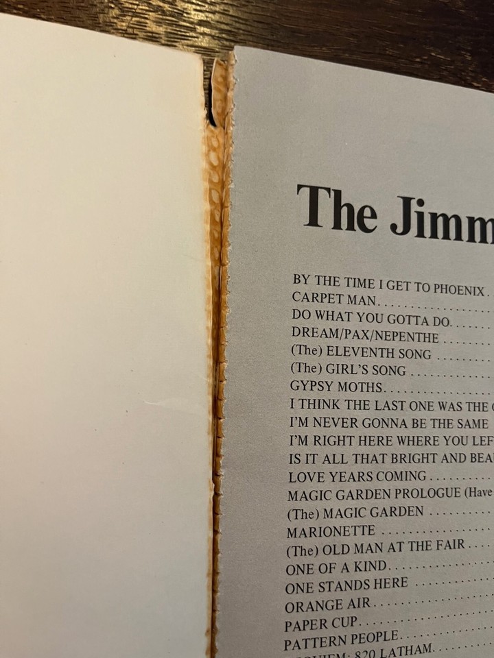 The Jimmy Webb Songbook - Sheet Music Songbook, 1972, Rare | eBay