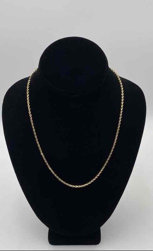 14k Yellow Gold Lobster Clasp Chain Necklace 20" 11.08g | eBay