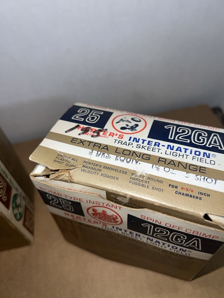 Three Herter’s Empty Shell Boxes Inter-Nation 12 ga, | eBay