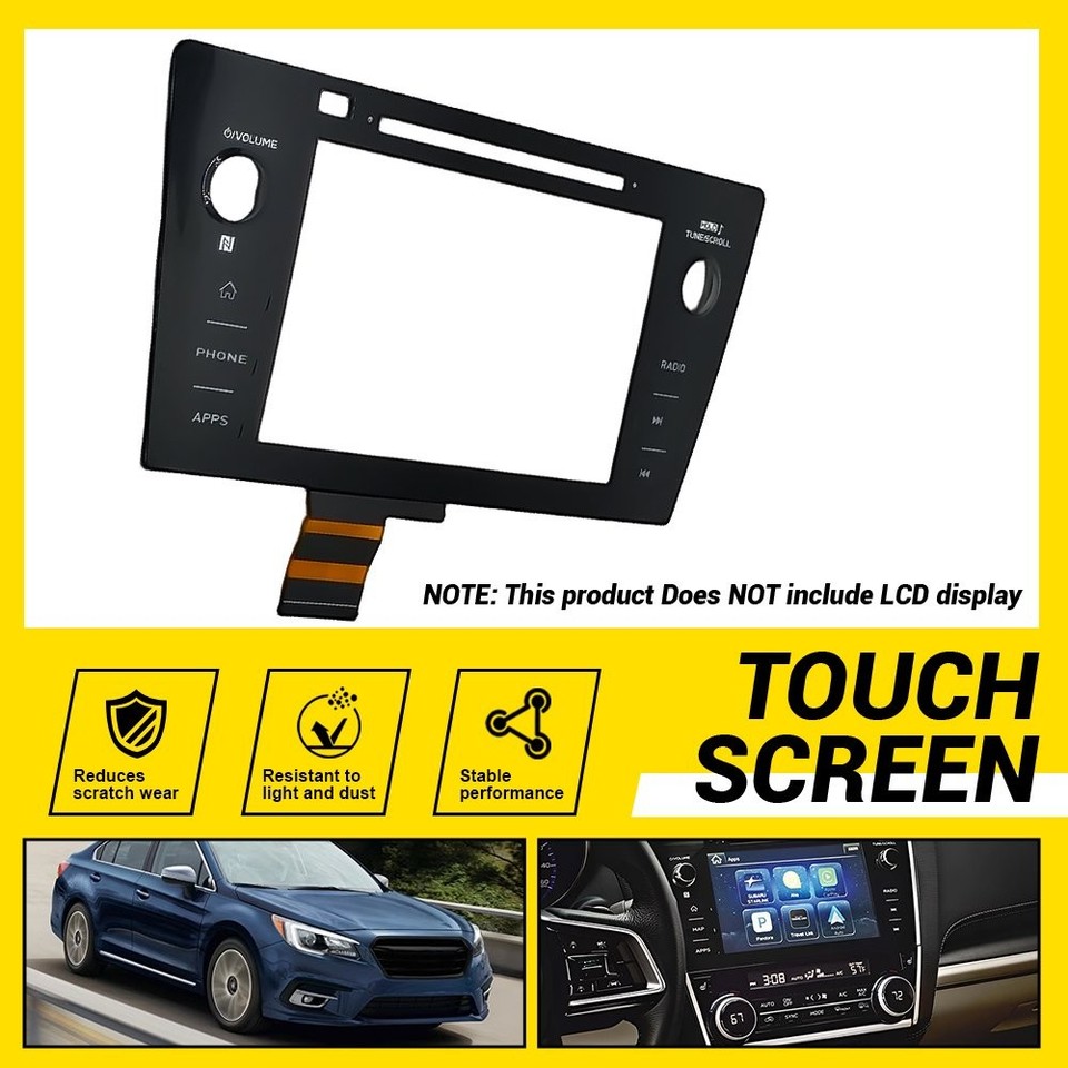 For Subaru Legacy Outback 2018 19 Radio Touch Screen Digitizer Phone ...