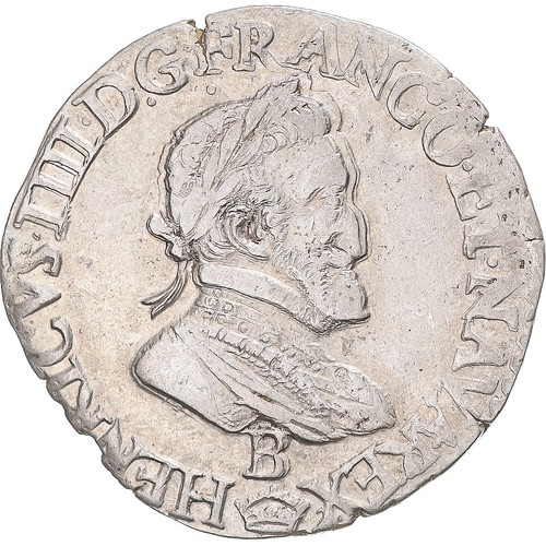 [#1171899] Coin, France, Henri IV, 1/2 Franc, 1605, Rouen, VF, Silver ...