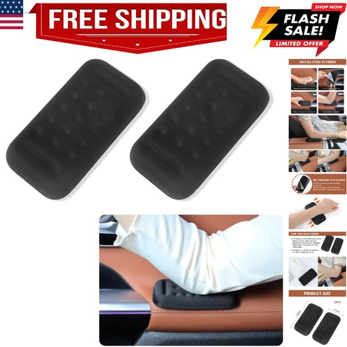 2PCS Car Arm Rest Elbow Pads,Comfortable with Memory Foam Pad for Arm ...