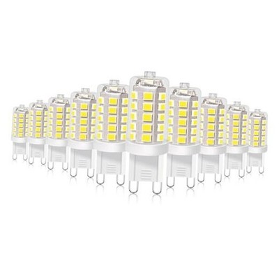 G9 LED Bulb 5000K Daylight 430 Lumens, 3W Equivalent 10 Pack 5000k ...