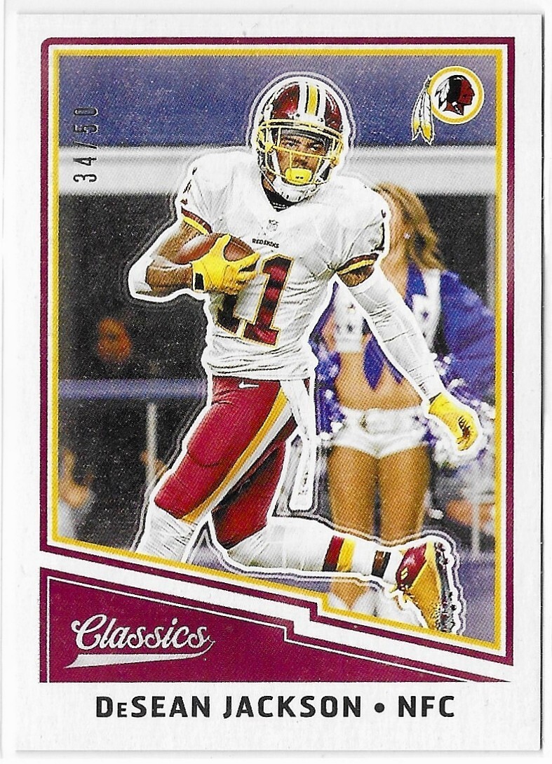 2017 Panini Classics Desean Jackson Blank Back Card /50 | eBay