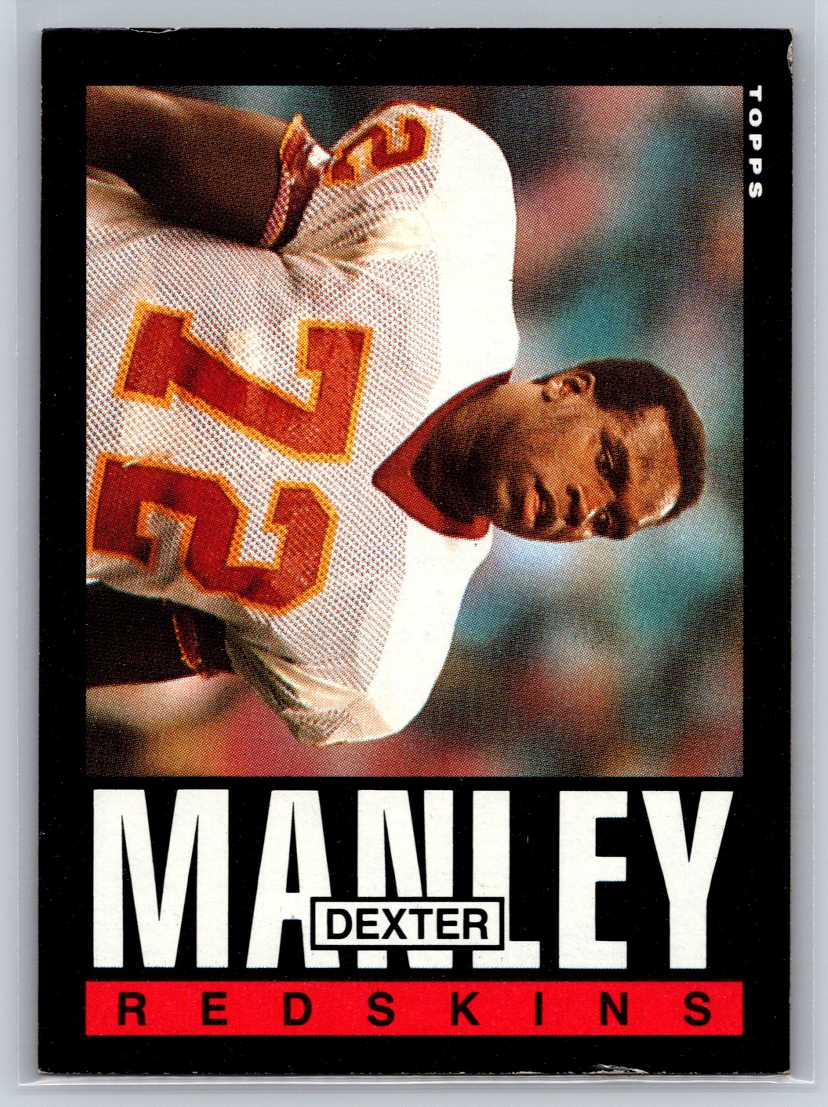 1985 Topps #184 Dexter Manley Washington Redskins | eBay