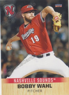 2018 Nashville Sounds Bobby Wahl RC Rookie Oakland Athletics | eBay