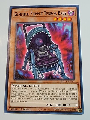 Yugioh Gimmick Puppet Terror Baby LDS3-EN062 Common 1st Edition | eBay
