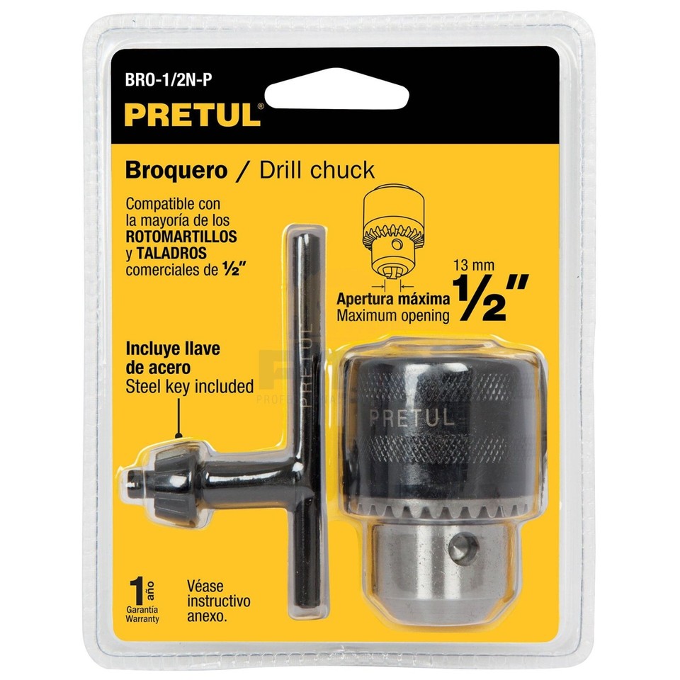 Pretul BRO-1/2N-P 1/2" chuck with key | eBay