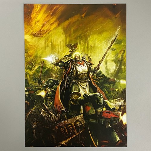 DARK ANGELS CHAPTER MASTER CAPTAIN VETERAN ART PICTURE POSTER WARHAMMER ...